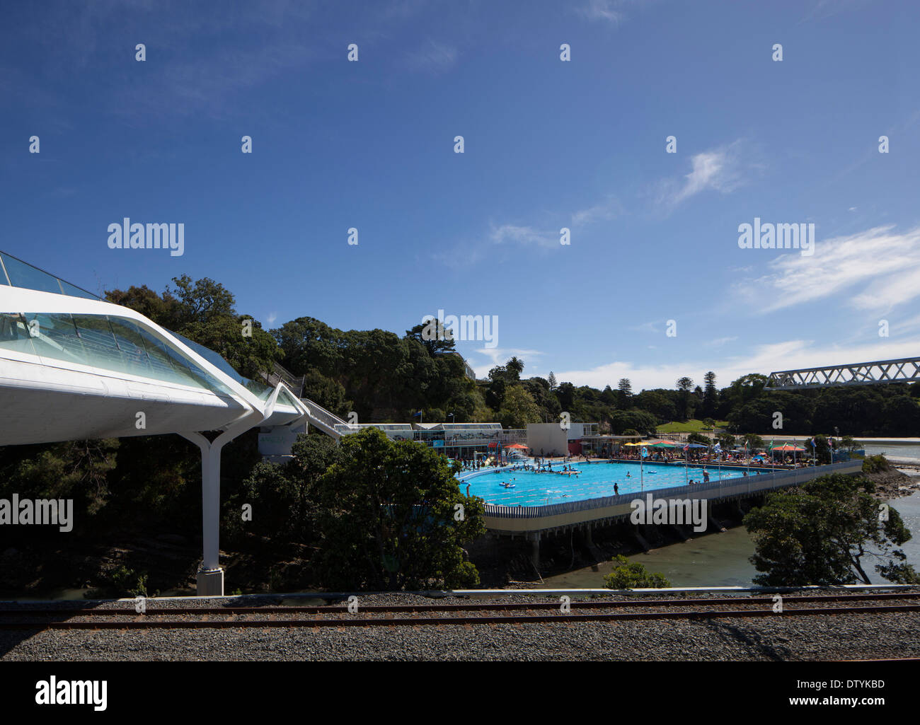Point Resolution Bridge, Auckland, New Zealand. Architect: Warren and ...