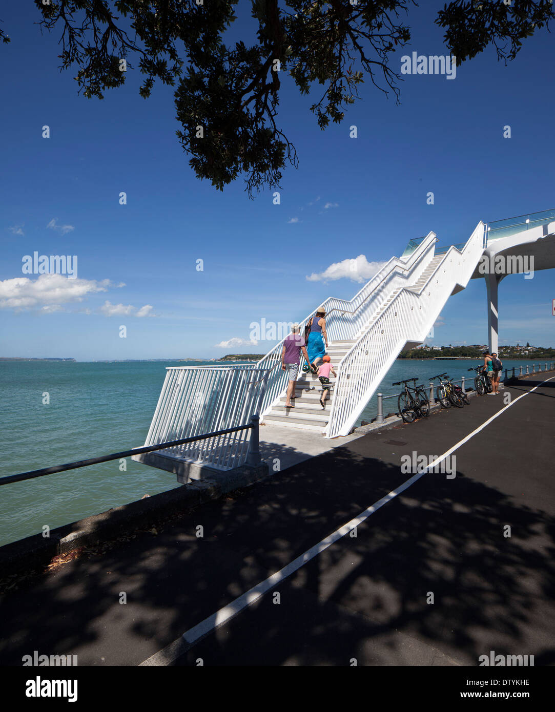 Point Resolution Bridge, Auckland, New Zealand. Architect: Warren and ...