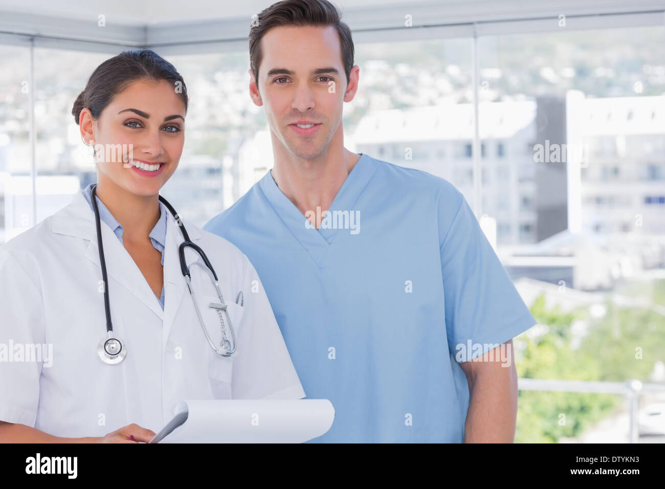 Medical staff standing together Stock Photo - Alamy