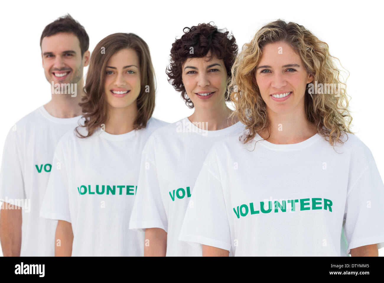 Four people group wearing black hi-res stock photography and images - Alamy
