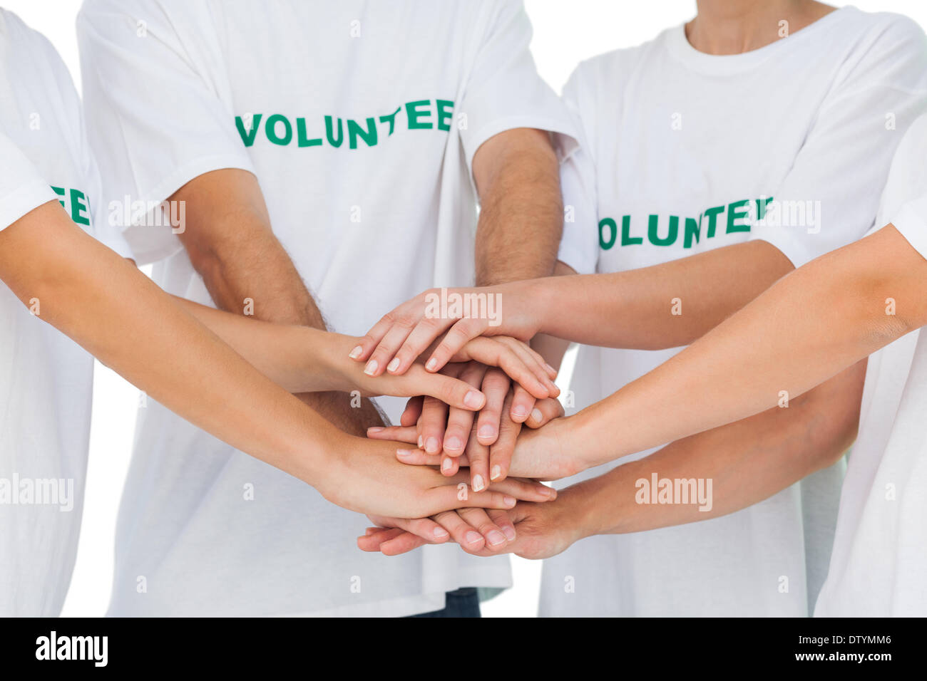 Group of volunteers together hi-res stock photography and images - Alamy