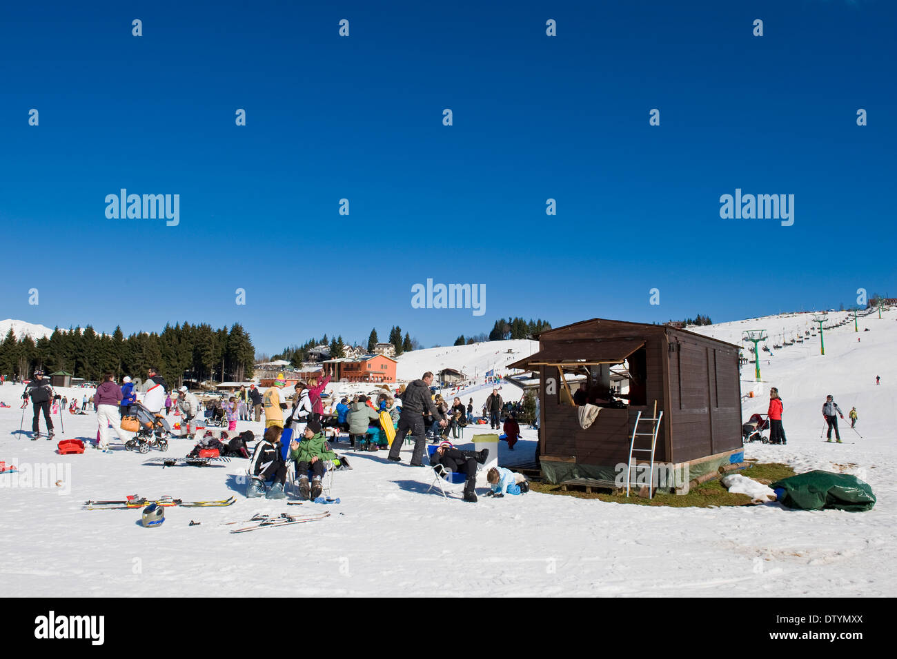 Italy, Recoaro Mille Stock Photo - Alamy