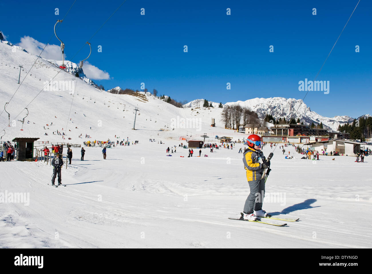 Italy, Recoaro Mille, lift Stock Photo - Alamy