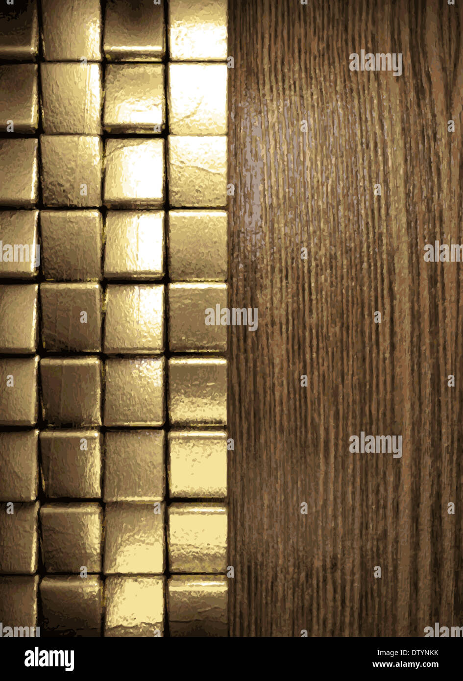 gold and wood background Stock Photo - Alamy