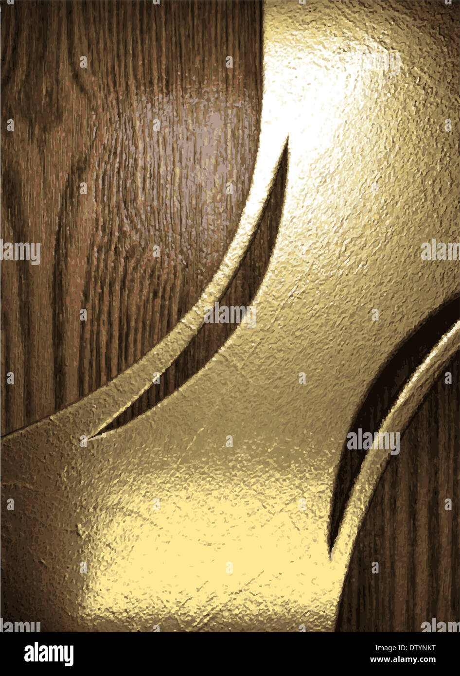 gold and wood background Stock Photo - Alamy
