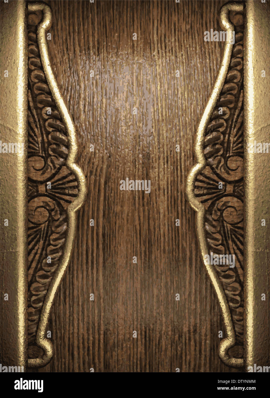 gold and wood background Stock Photo - Alamy