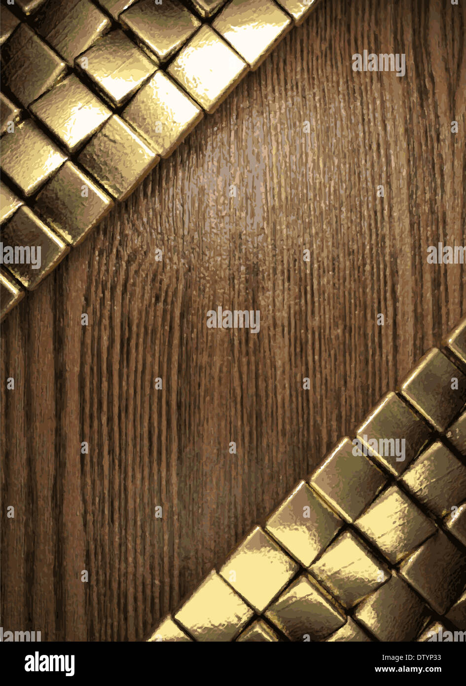 gold and wood background Stock Photo - Alamy