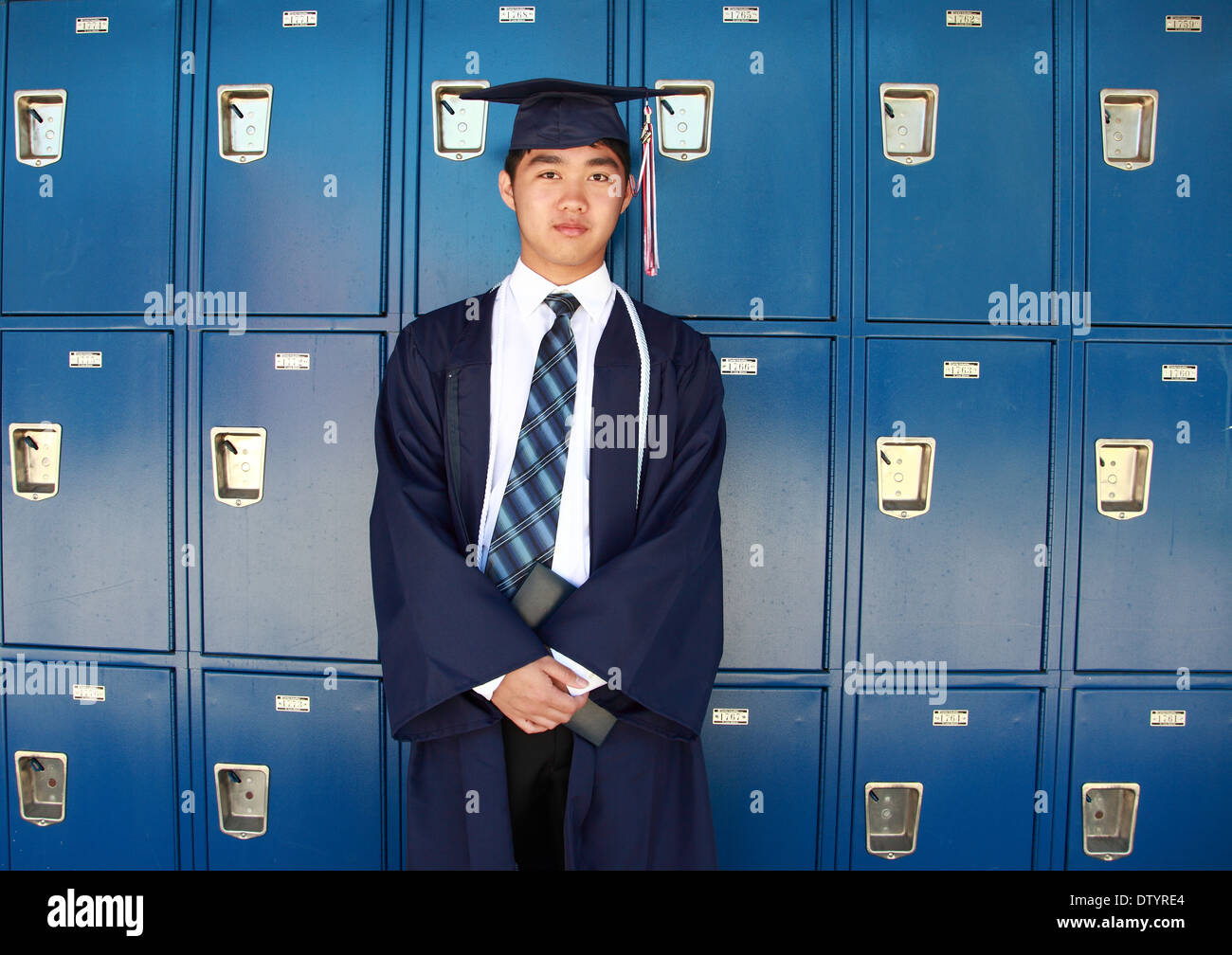 Young asian boy on his graduation day Stock Photo - Alamy