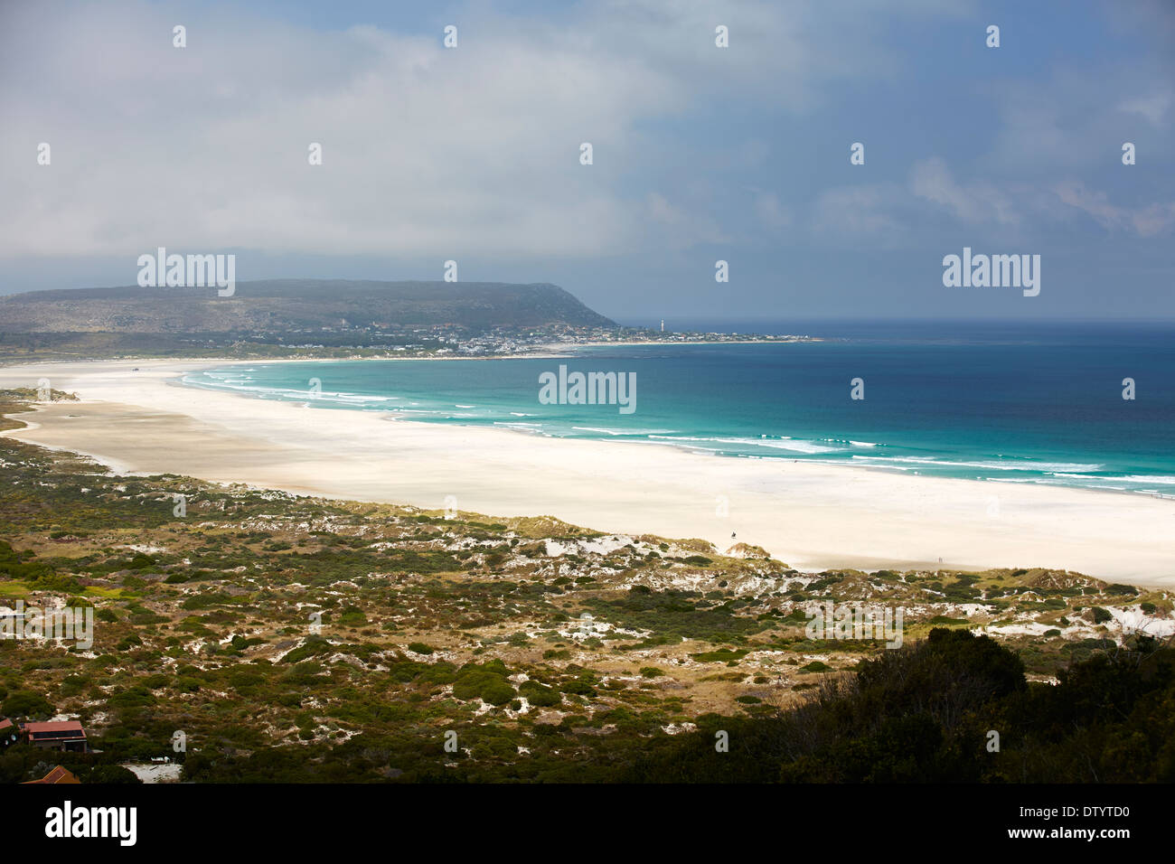 Seascape over the beach Stock Photo - Alamy