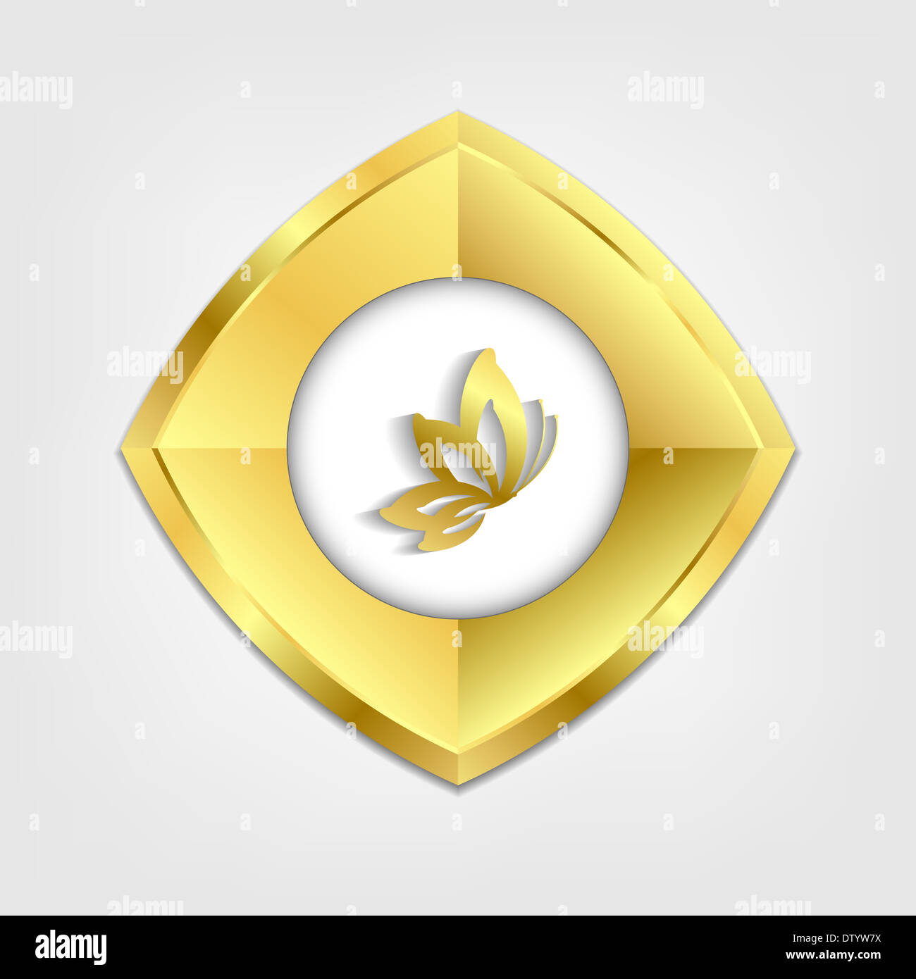 Golden button hi-res stock photography and images - Alamy