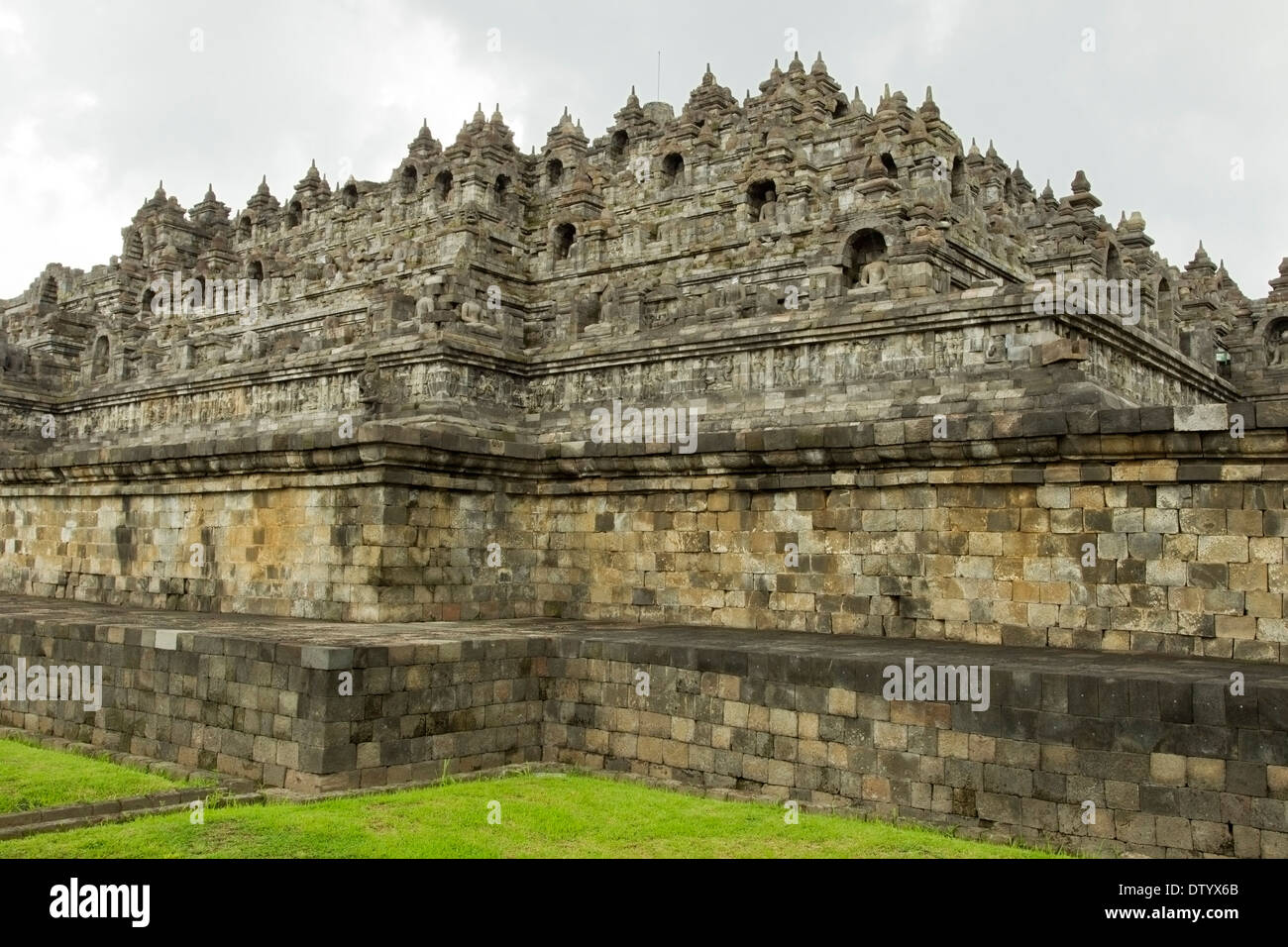 Borobudur, Sailendra Buddhist temple, Magelang, Java, Indonesia Stock ...