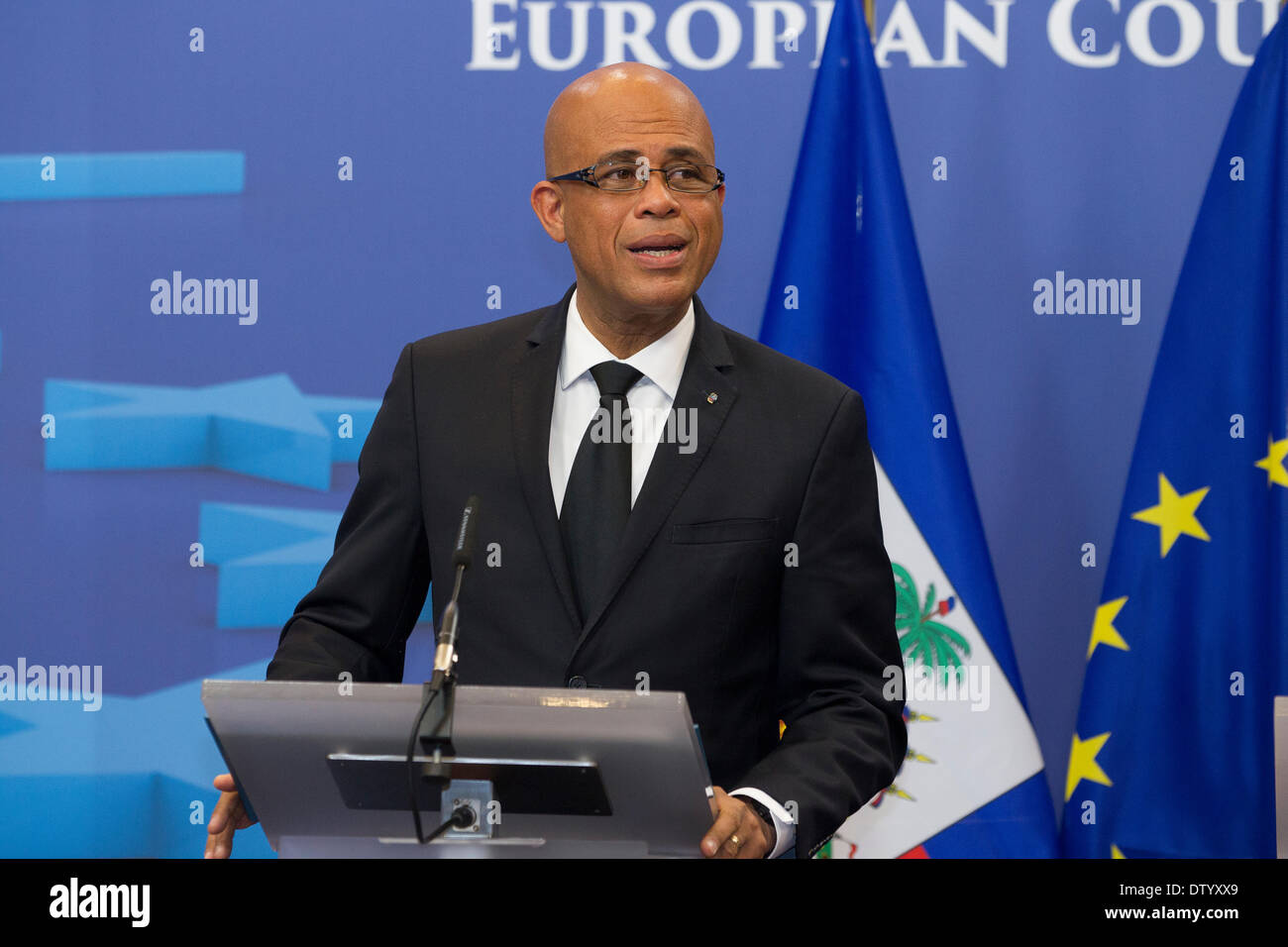 President of Haiti, Michel Joseph Martelly Stock Photo - Alamy