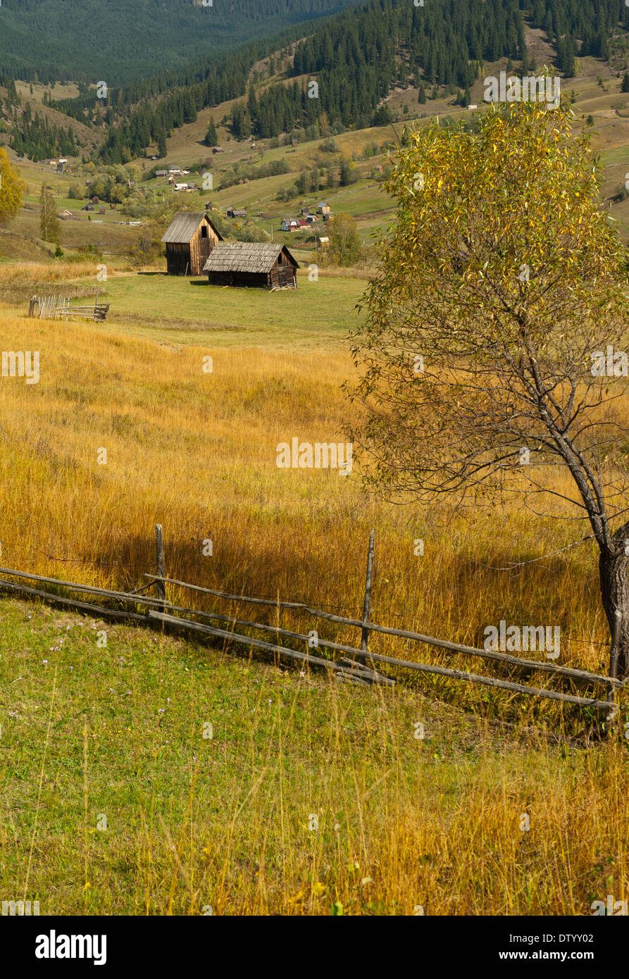 Landscape in Romania Stock Photo - Alamy