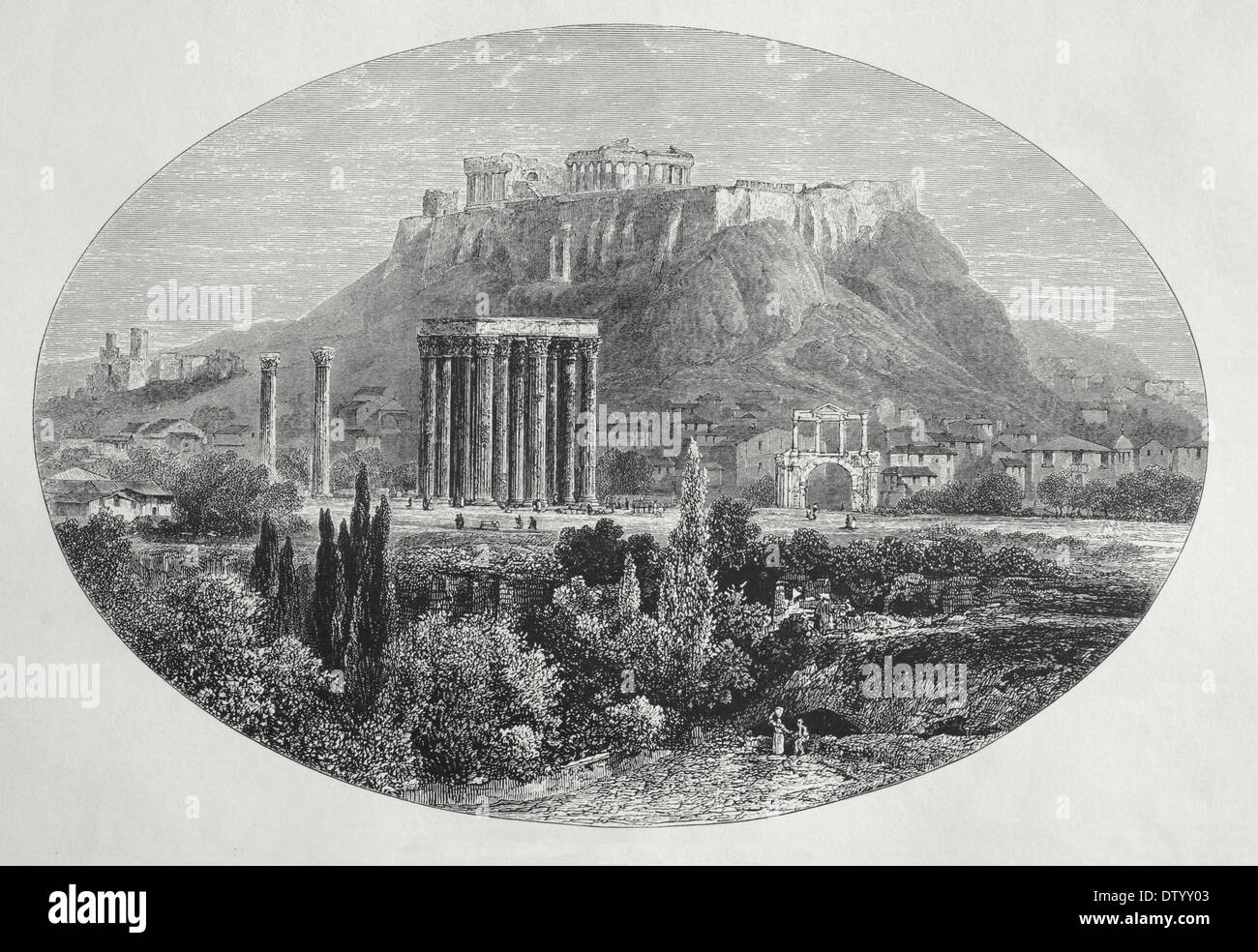 Reconstruction athens acropolis hi-res stock photography and images - Alamy