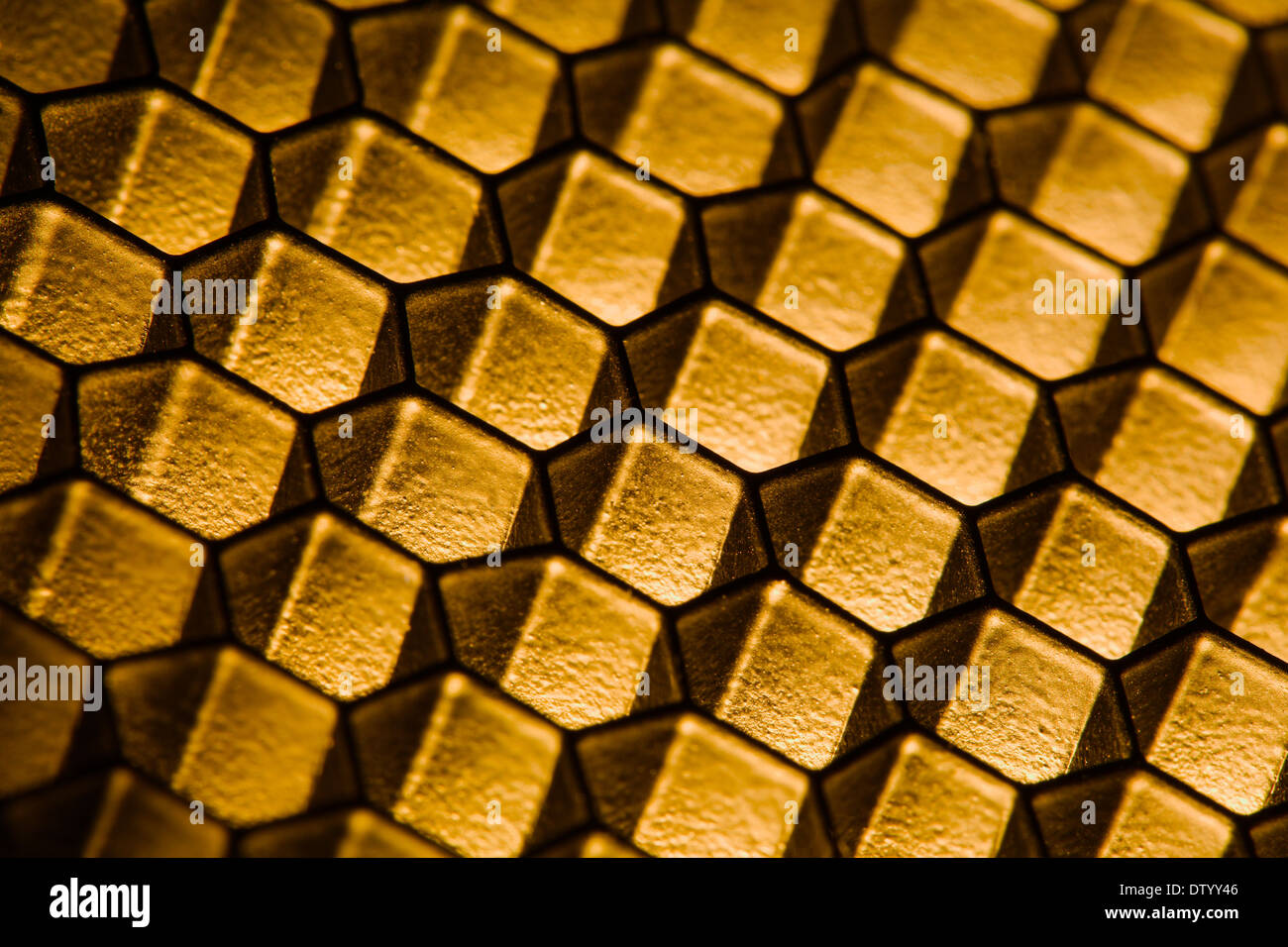 Gold honeycomb backdrop hi-res stock photography and images - Alamy