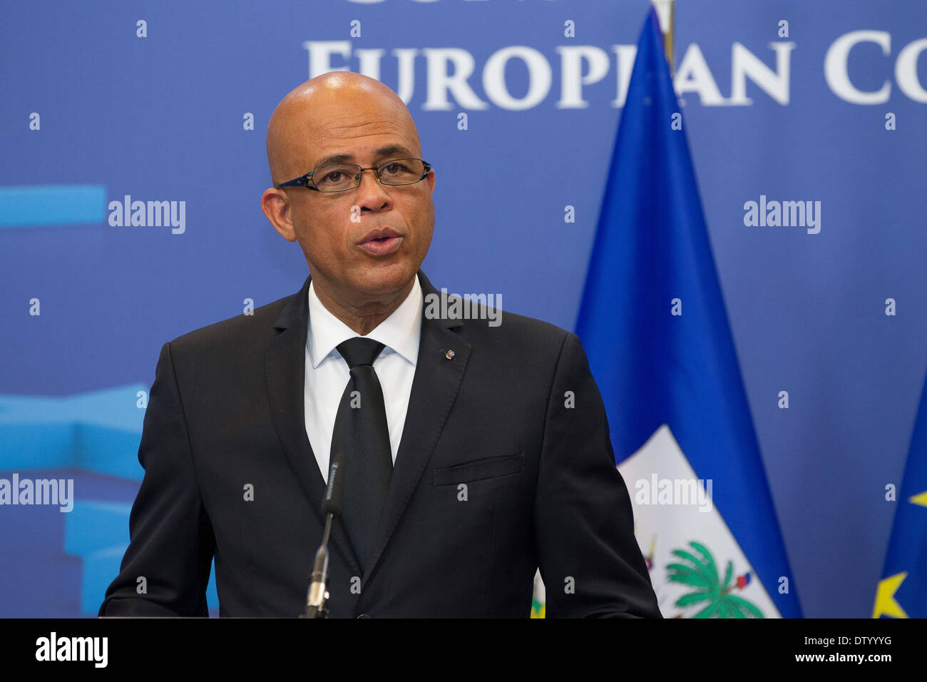 President of Haiti, Michel Joseph Martelly Stock Photo - Alamy
