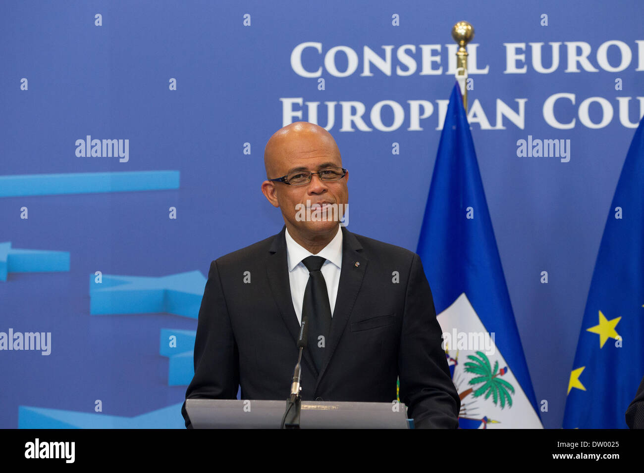 President of Haiti, Michel Joseph Martelly Stock Photo - Alamy