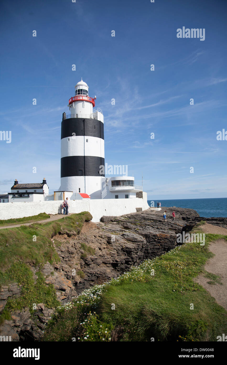 Hook Lighthouse, Hook Peninsula, Wexford, County Wexford, Ireland Stock ...