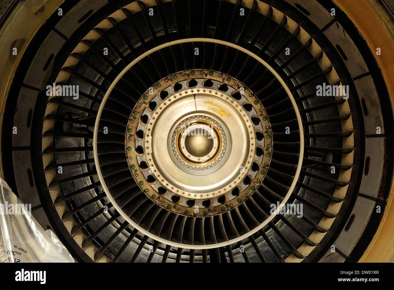Inside jet engine hi-res stock photography and images - Alamy