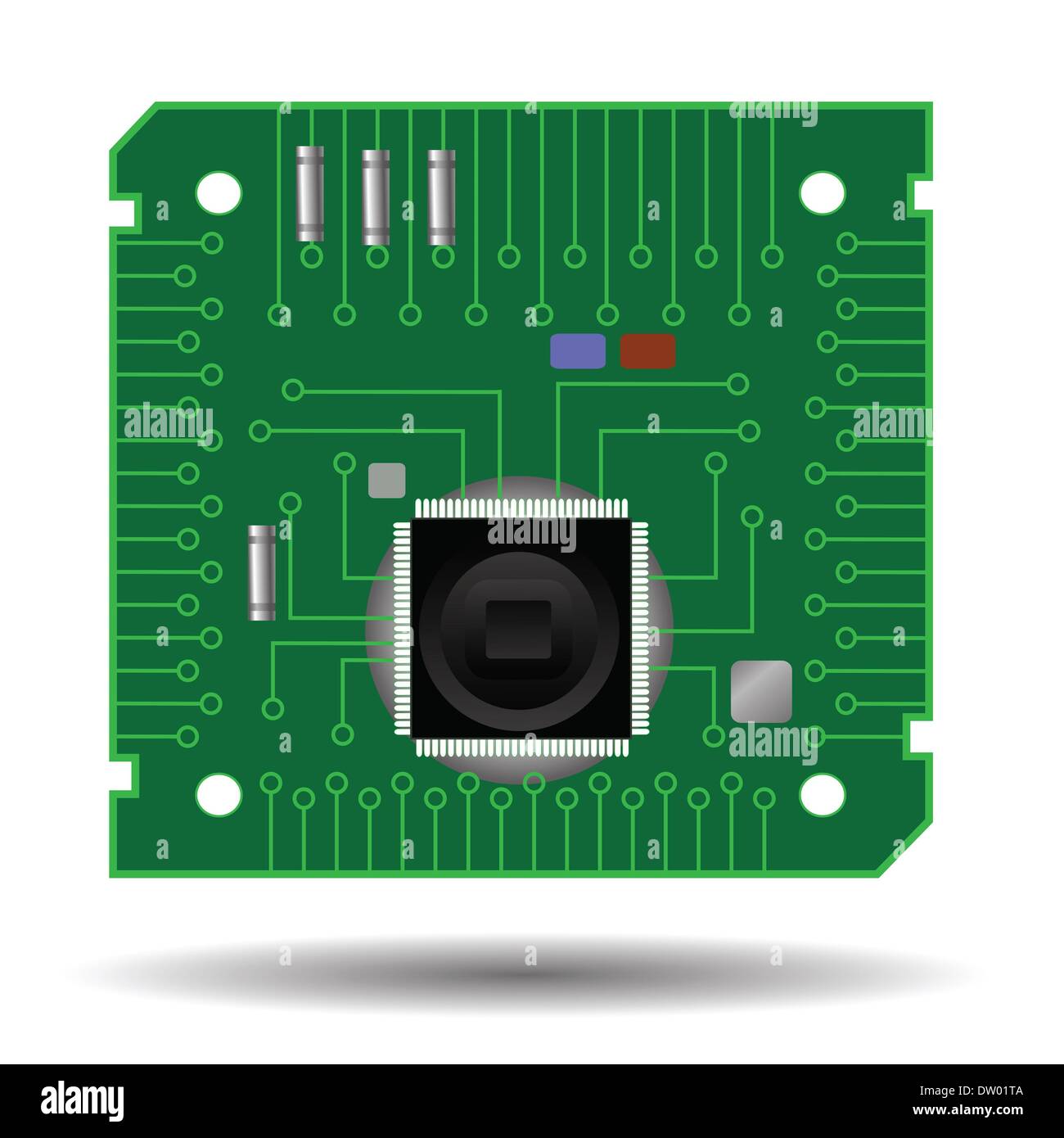 Computer circuit board Stock Photo - Alamy