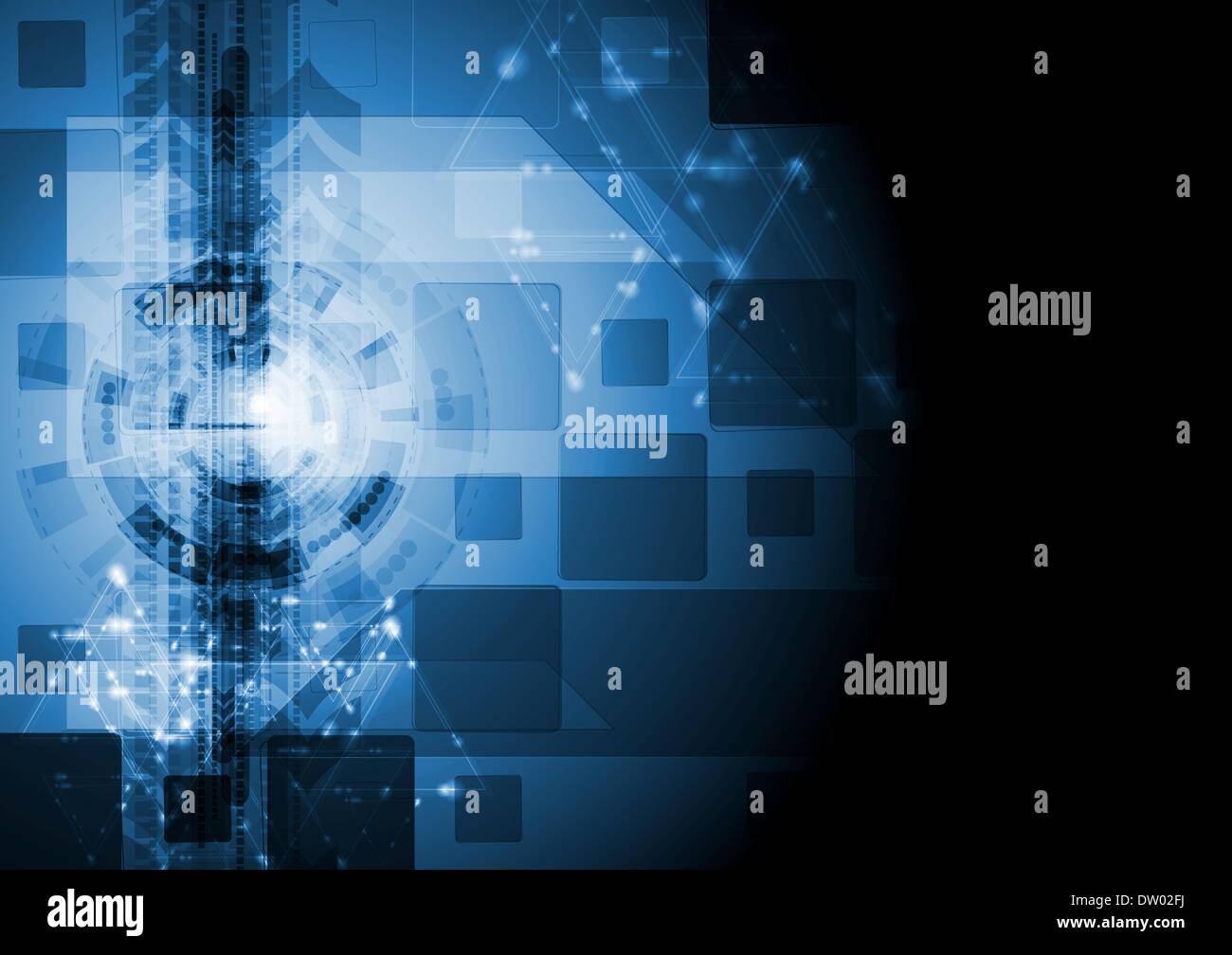 Abstract dark technology background Stock Photo - Alamy