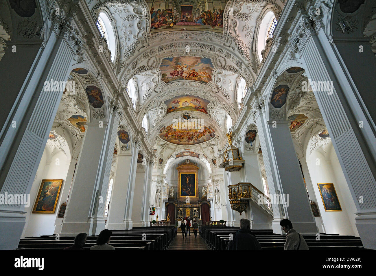 Parish Church of St. Quirinus, Tegernsee, Upper Bavaria, Bavaria ...