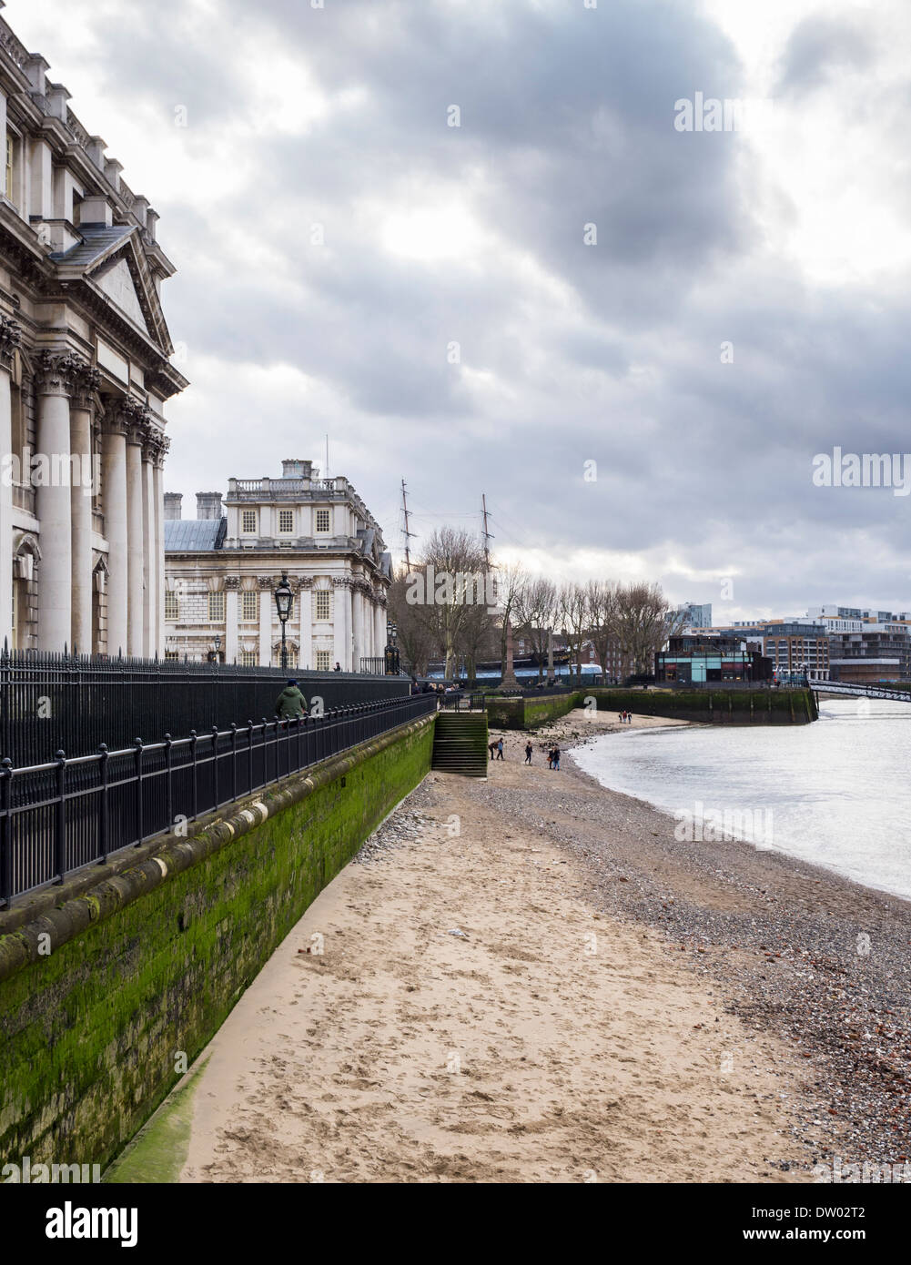 Old Royal Naval College, Thames riverside buildings by architect, Sir ...