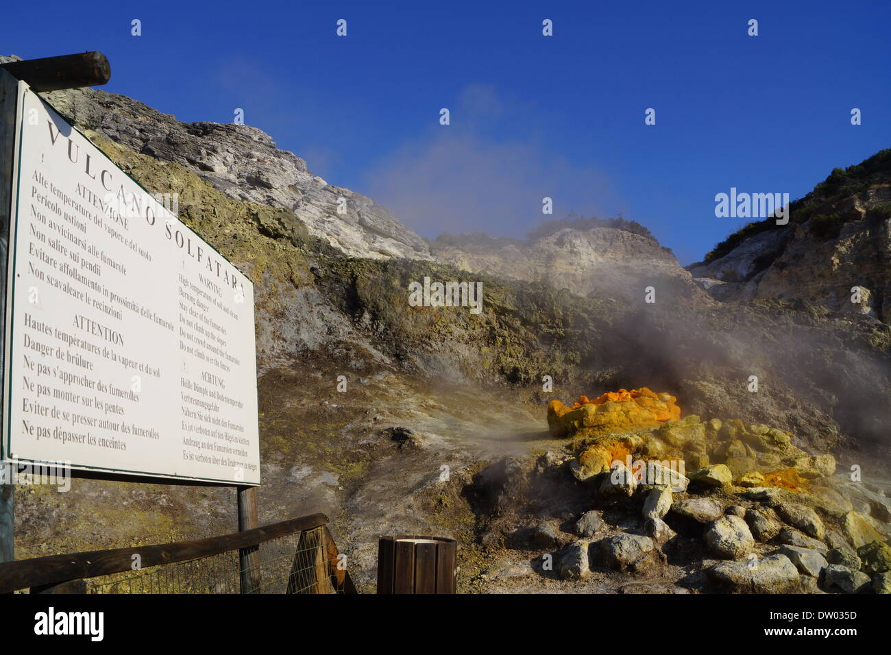 Solfatara volcano hi-res stock photography and images - Alamy