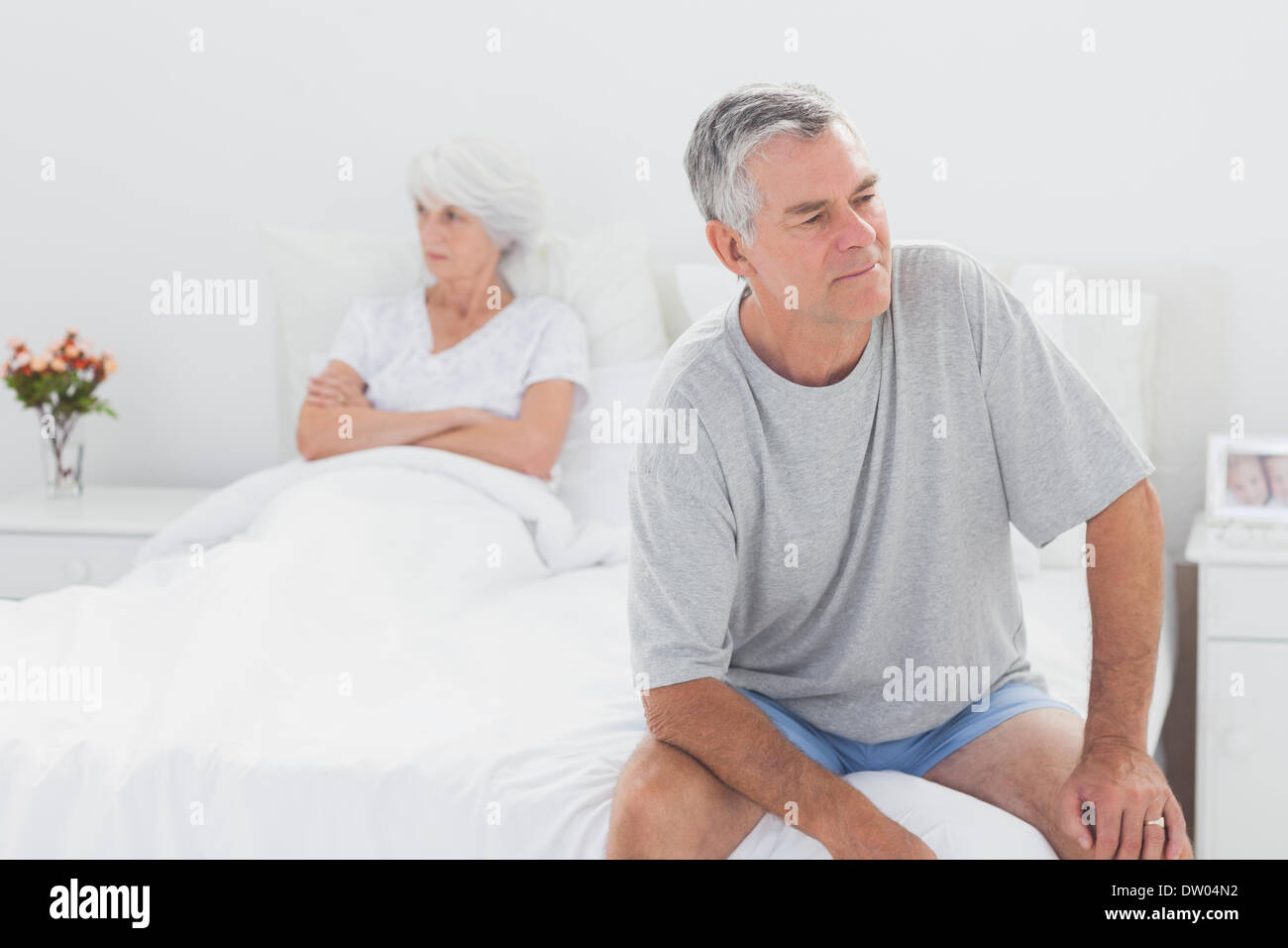 Angry boy bed hi-res stock photography and images - Alamy