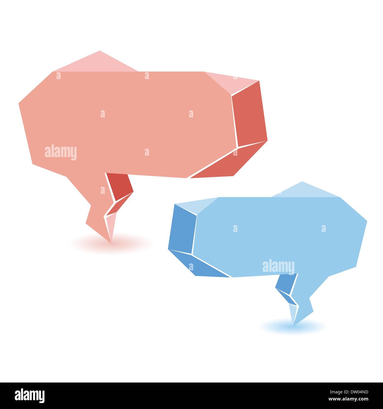 Dialogue bubbles box hi-res stock photography and images - Alamy