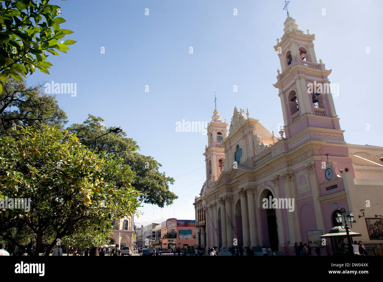 Salta cathedral, Salta, argentine Stock Photo - Alamy
