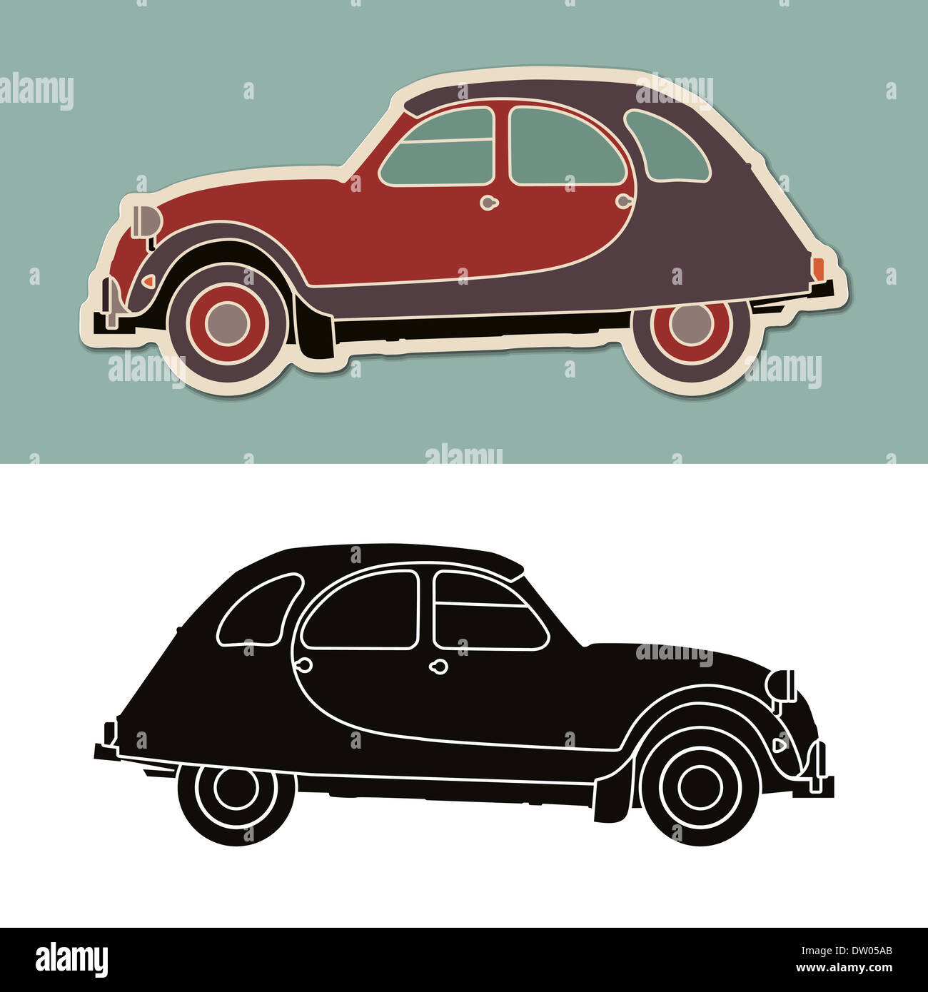 Citroen 2cv Drawing