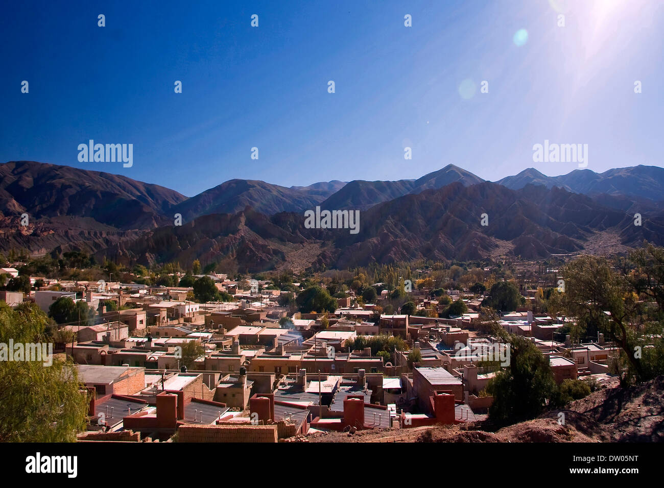 Tilcara town, Quebrada de Humahuaca , Jujuy, Argentine Stock Photo - Alamy