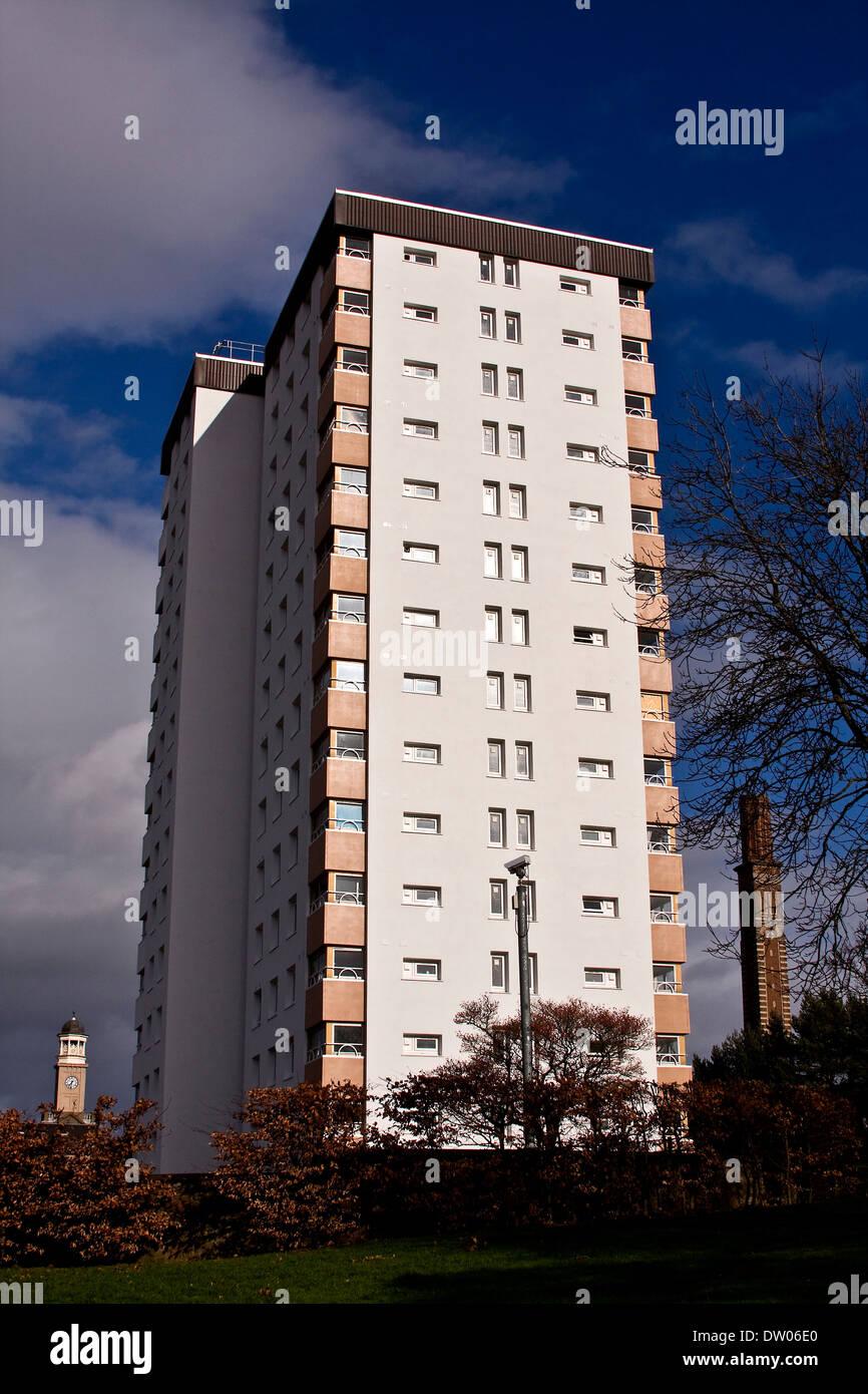A 1960`s Lochee Multi-Storey building situated between the 1800`s of ...