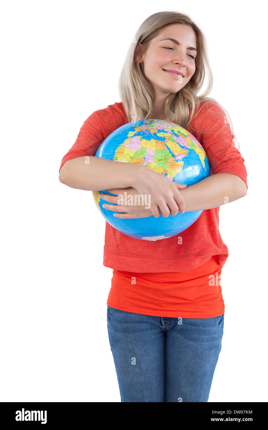 Holding hugging globe hi-res stock photography and images - Alamy