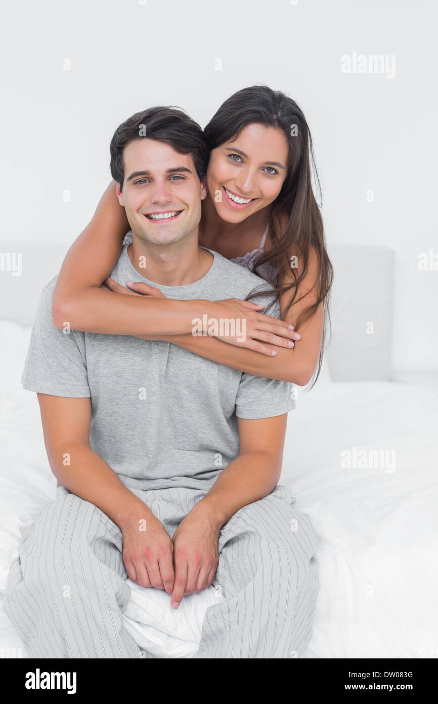Woman looking partner bed hi-res stock photography and images - Alamy