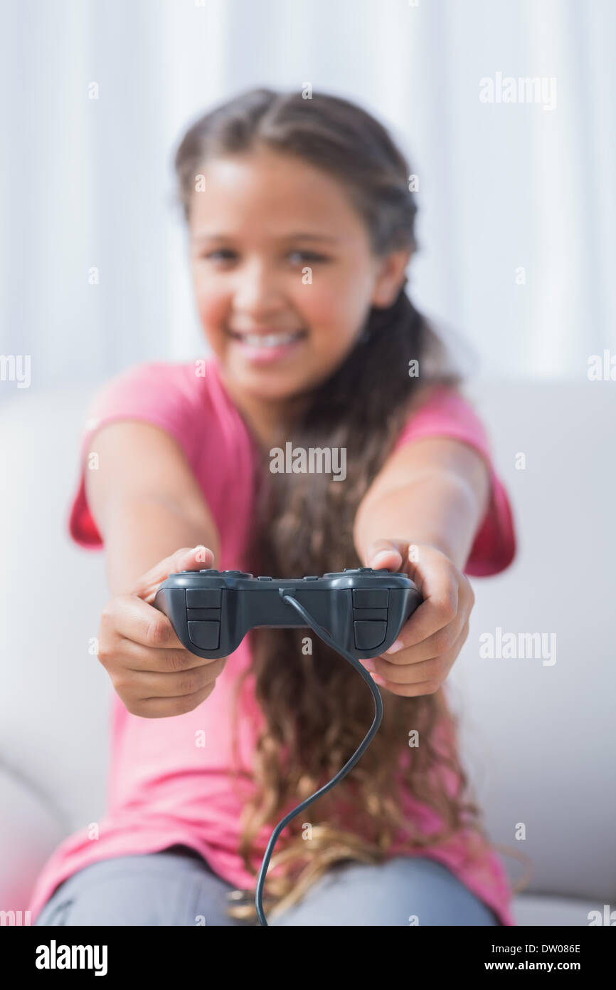 Girl game controller hi-res stock photography and images - Alamy