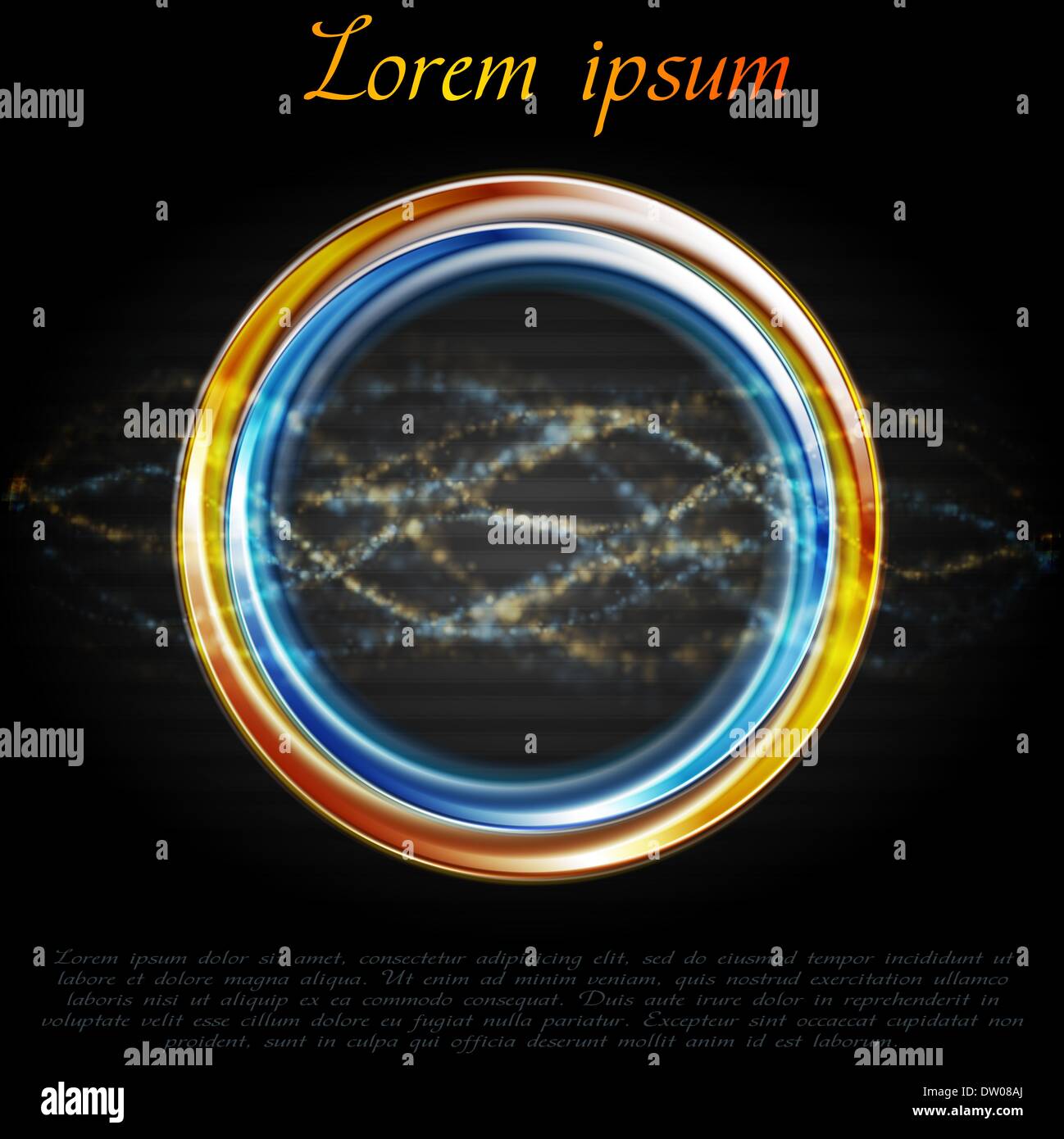 Abstract shiny round shapes Stock Photo - Alamy