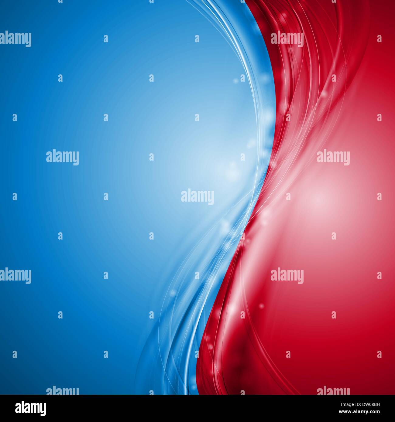 Abstract blue and red wavy background Stock Photo - Alamy