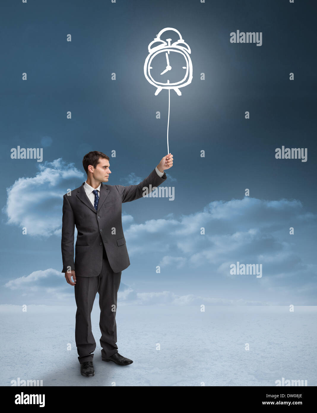 Floating clock hi-res stock photography and images - Alamy