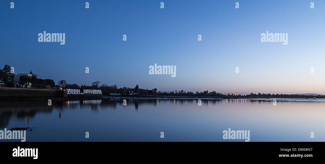 Sunrise at langstone harbour Stock Photo - Alamy