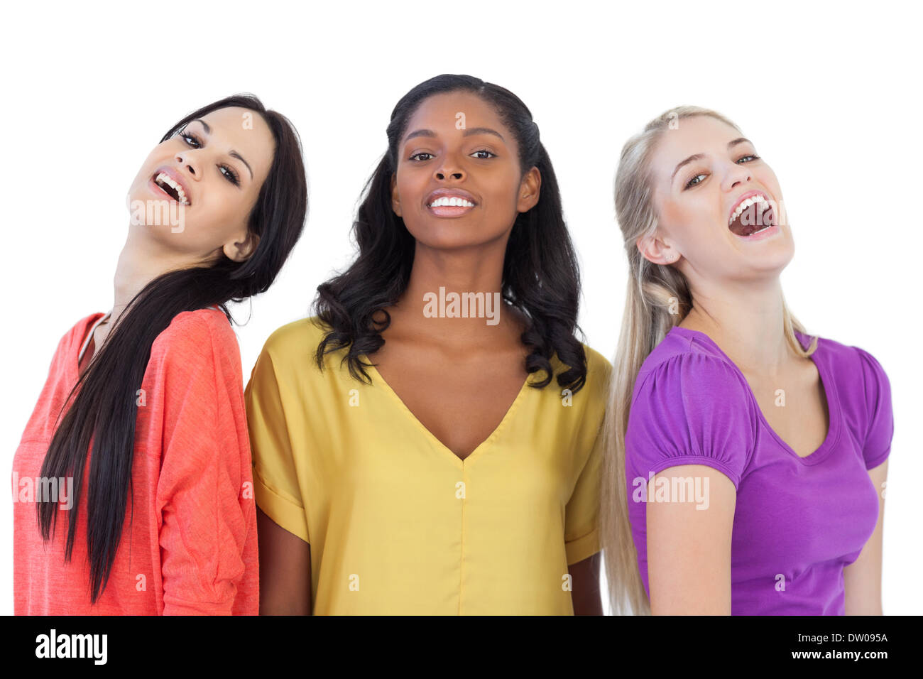 Attractive diverse female laughing hi-res stock photography and images ...