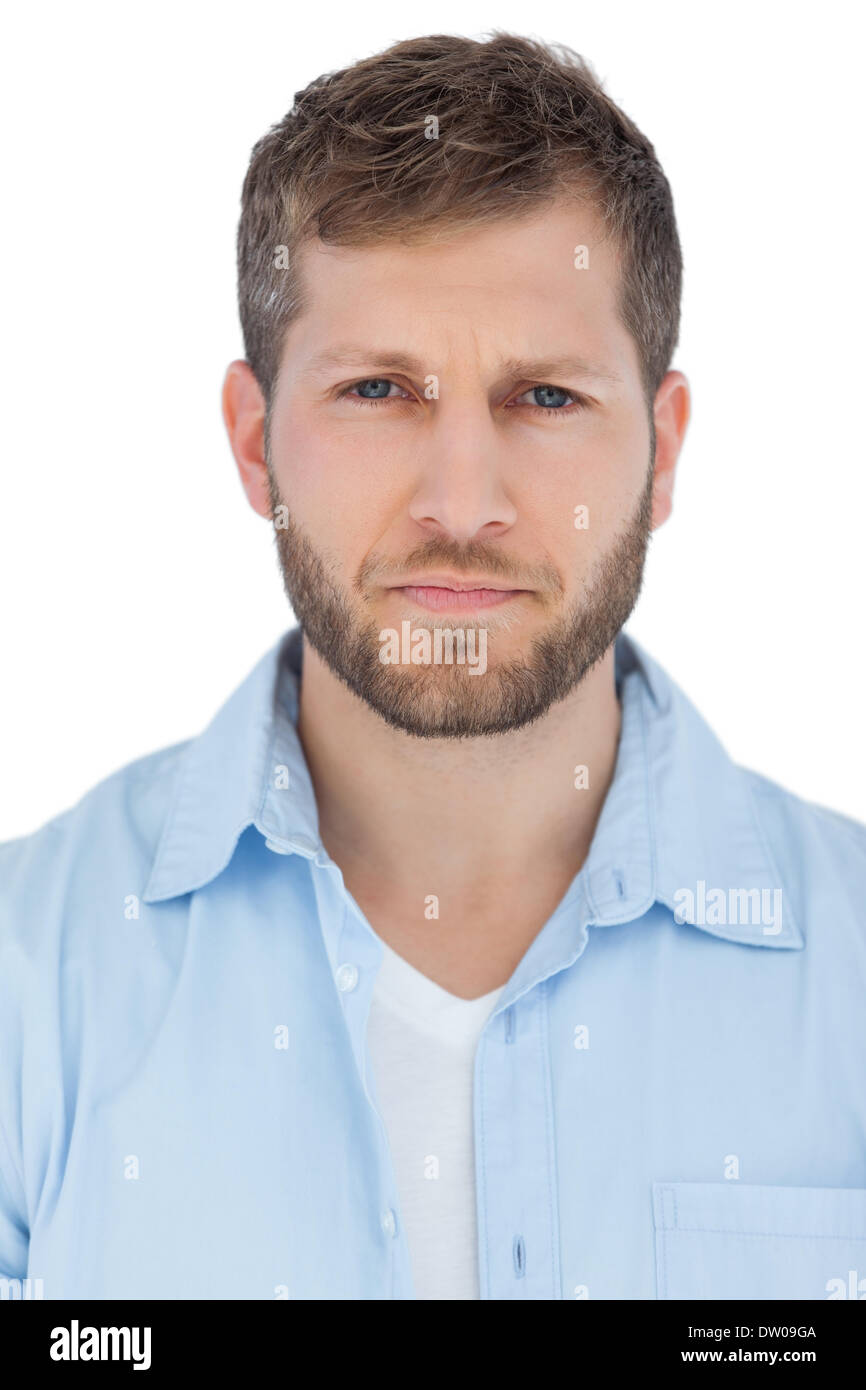 Serious young model posing Stock Photo - Alamy