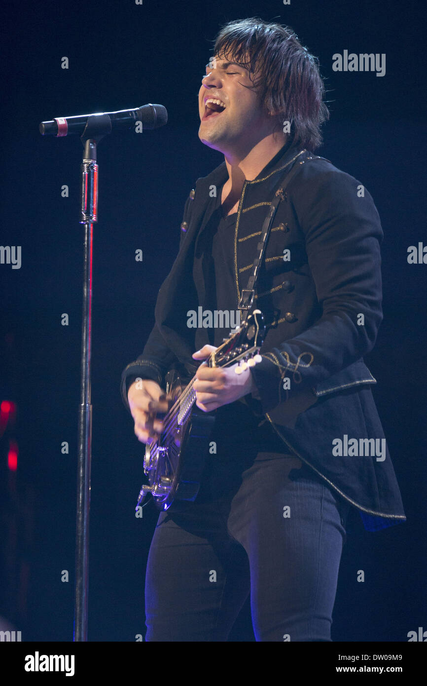 Rockford, Illinois, USA. 20th Feb, 2014. NEIL PERRY of The Band Perry ...