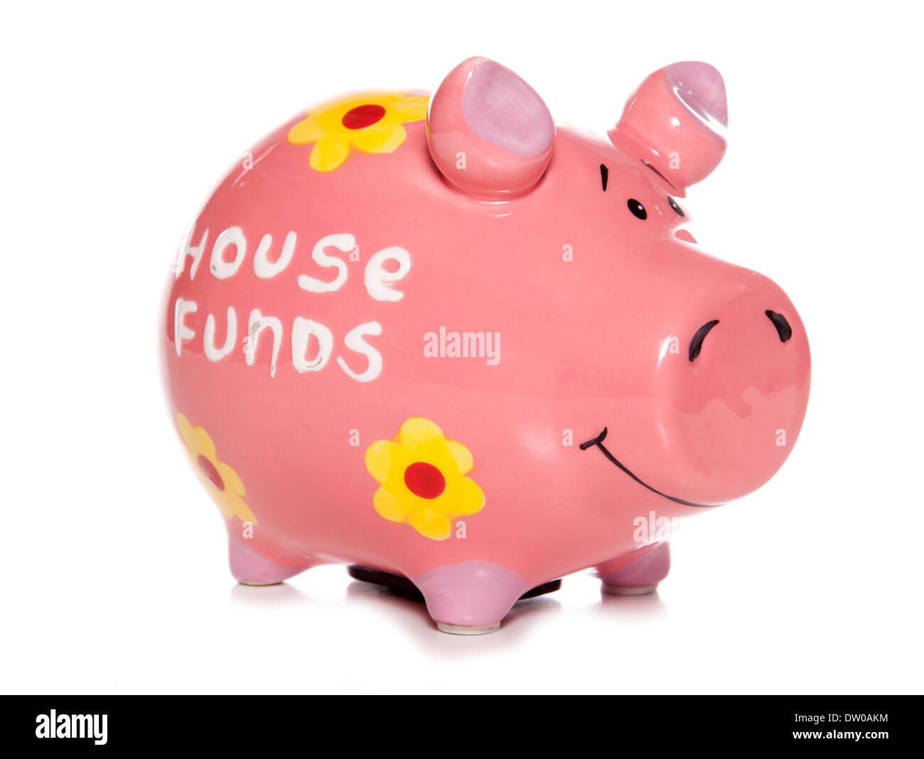 House funds savings piggy bank cutout Stock Photo - Alamy