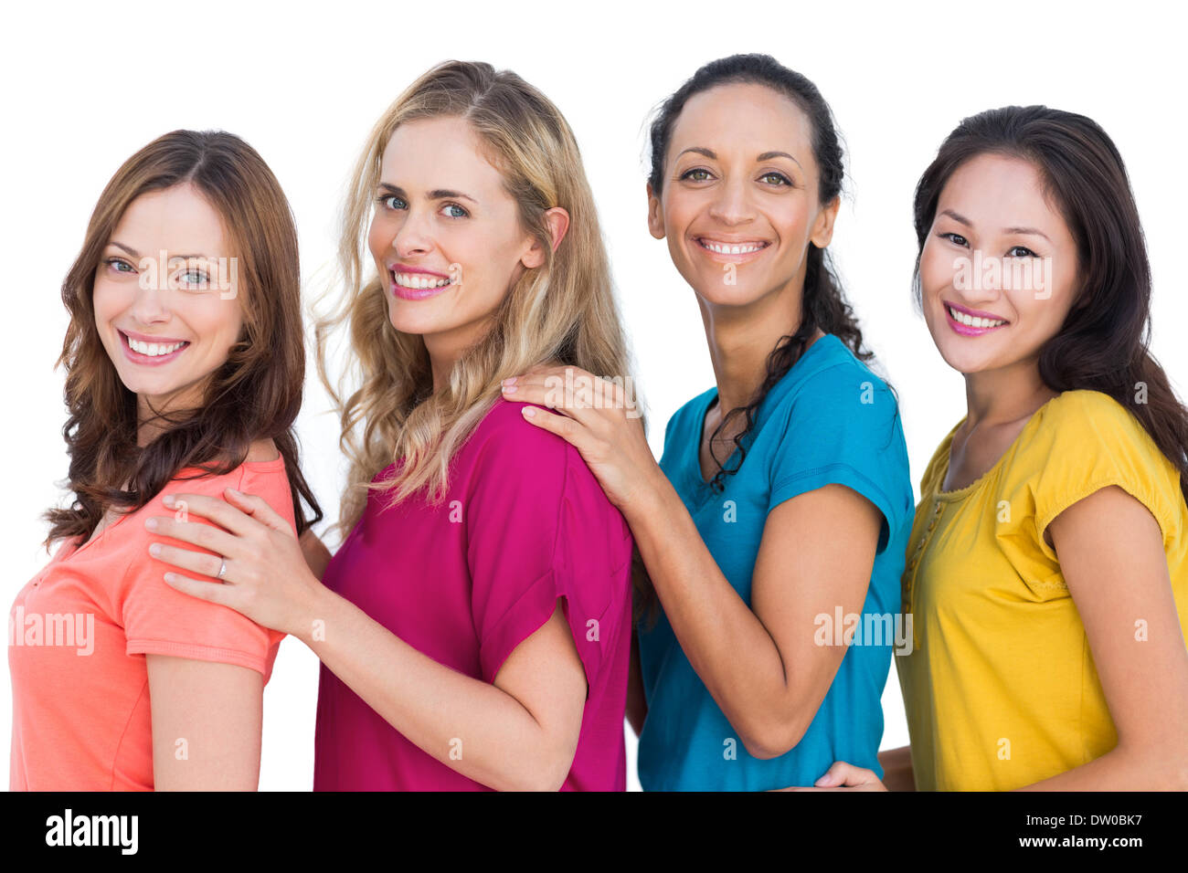 Smiling models hi-res stock photography and images - Alamy