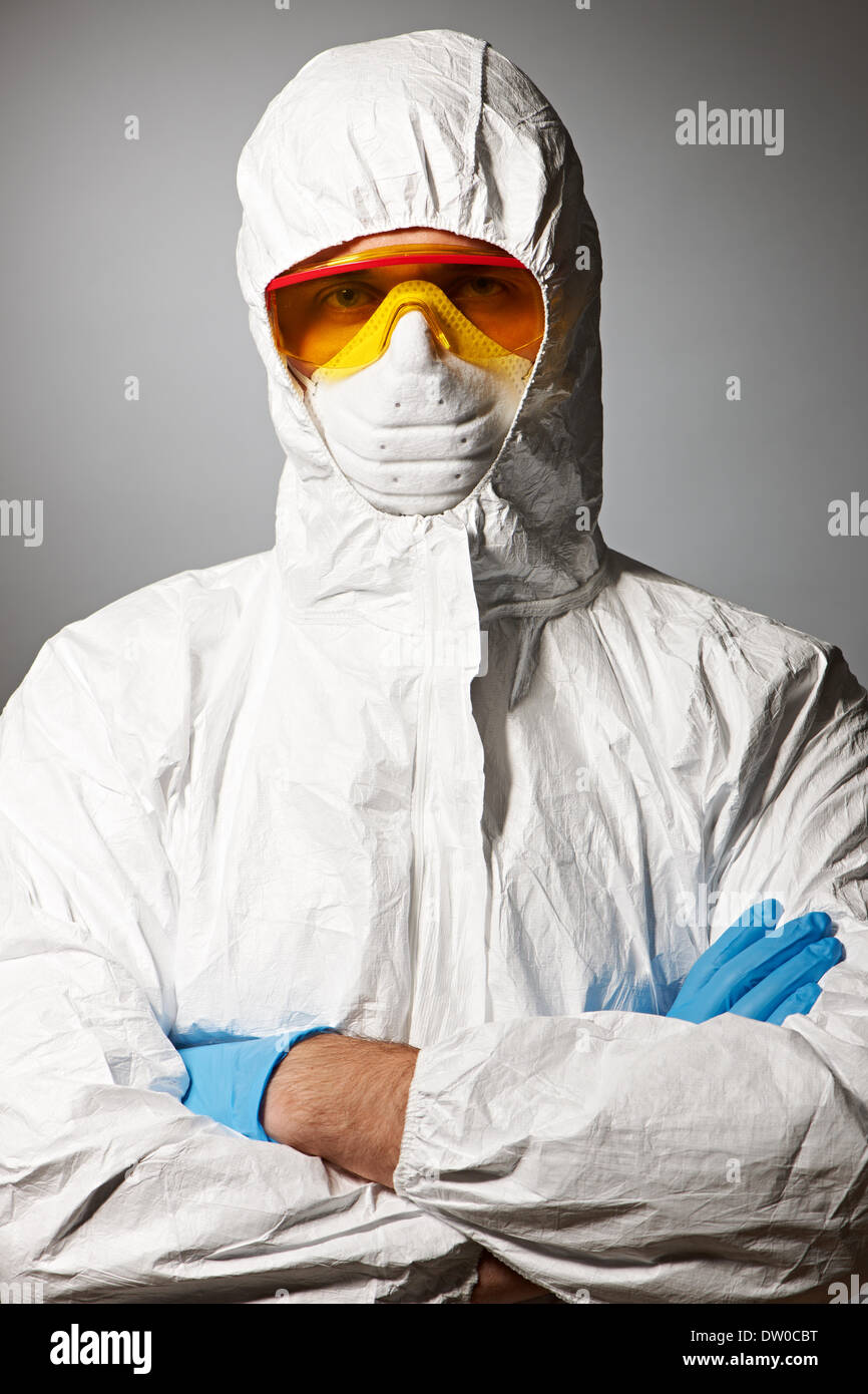 Wear protection suit chemical hi-res stock photography and images - Alamy