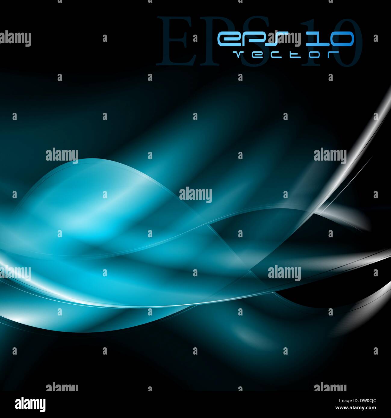 Glowing blue shiny design Stock Photo - Alamy