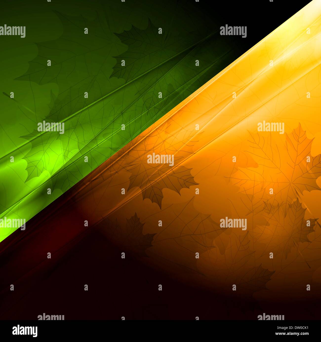 Dark green and orange seasonal background Stock Photo - Alamy
