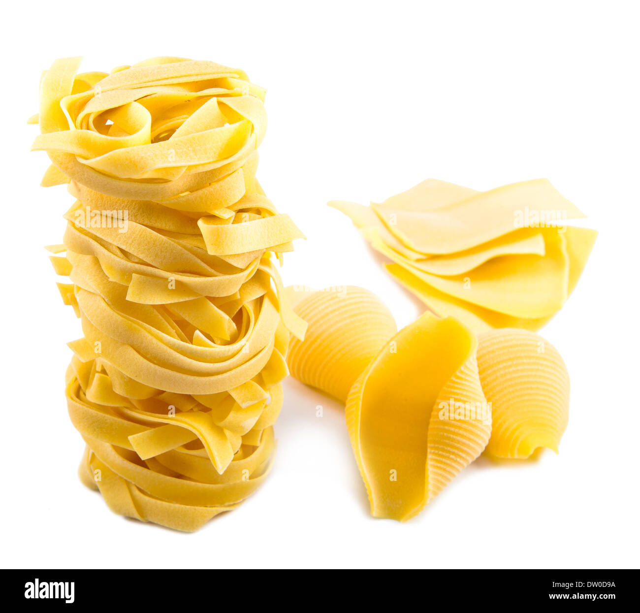 Different dry pasta Stock Photo - Alamy